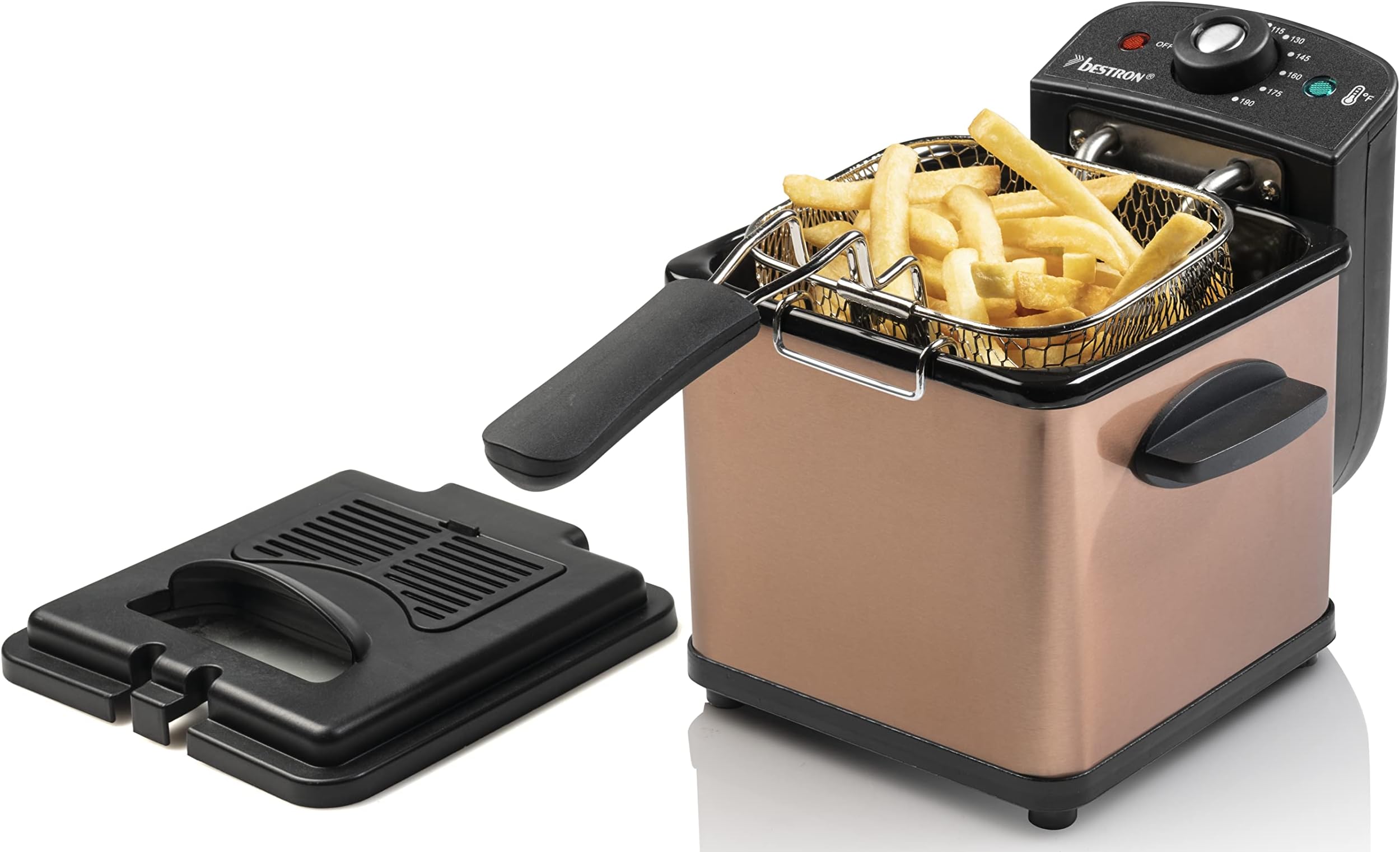 Rosenstein & Söhne Mini-friteuse avec service à fondue - 0,9 L : Amazon ...