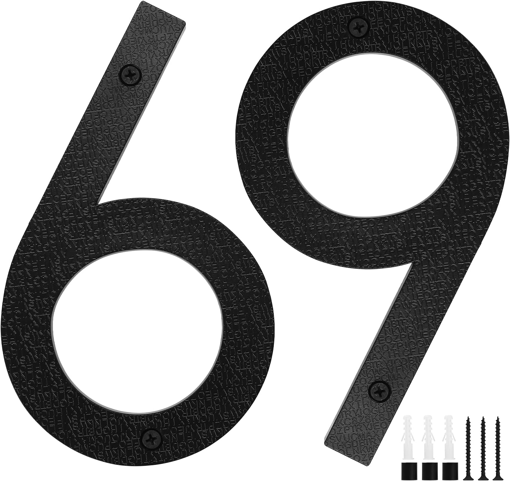 Hausnummer Schwarz Moderne 20 cm, Hausnummernschild große Hausnummern ...