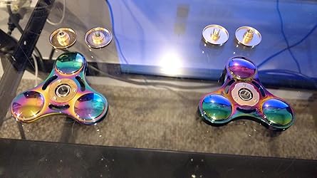 Amazon.com: ATESSON Fidget Spinner Toy Durable Stainless Steel Bearing ...