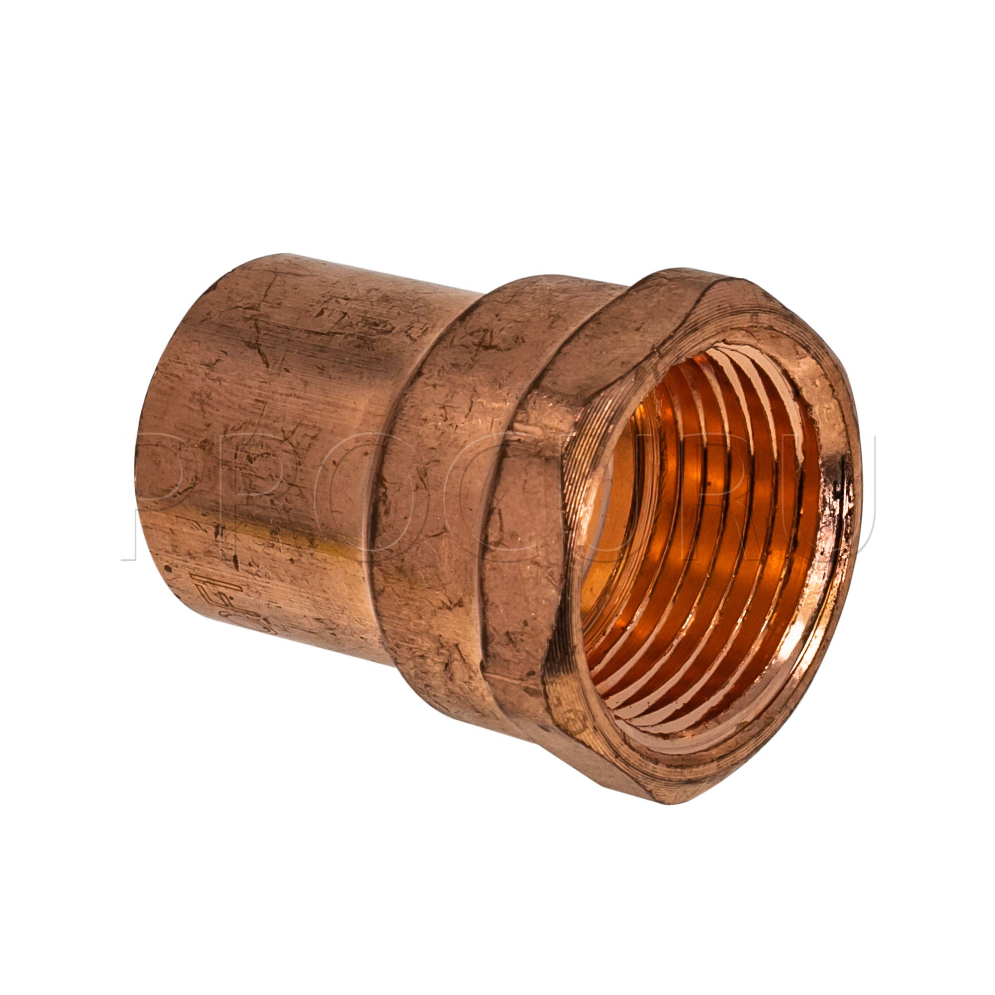Amazon.com: PROCURU 1-Pack 1/2-Inch Copper Female Adapter C x FNPT ...