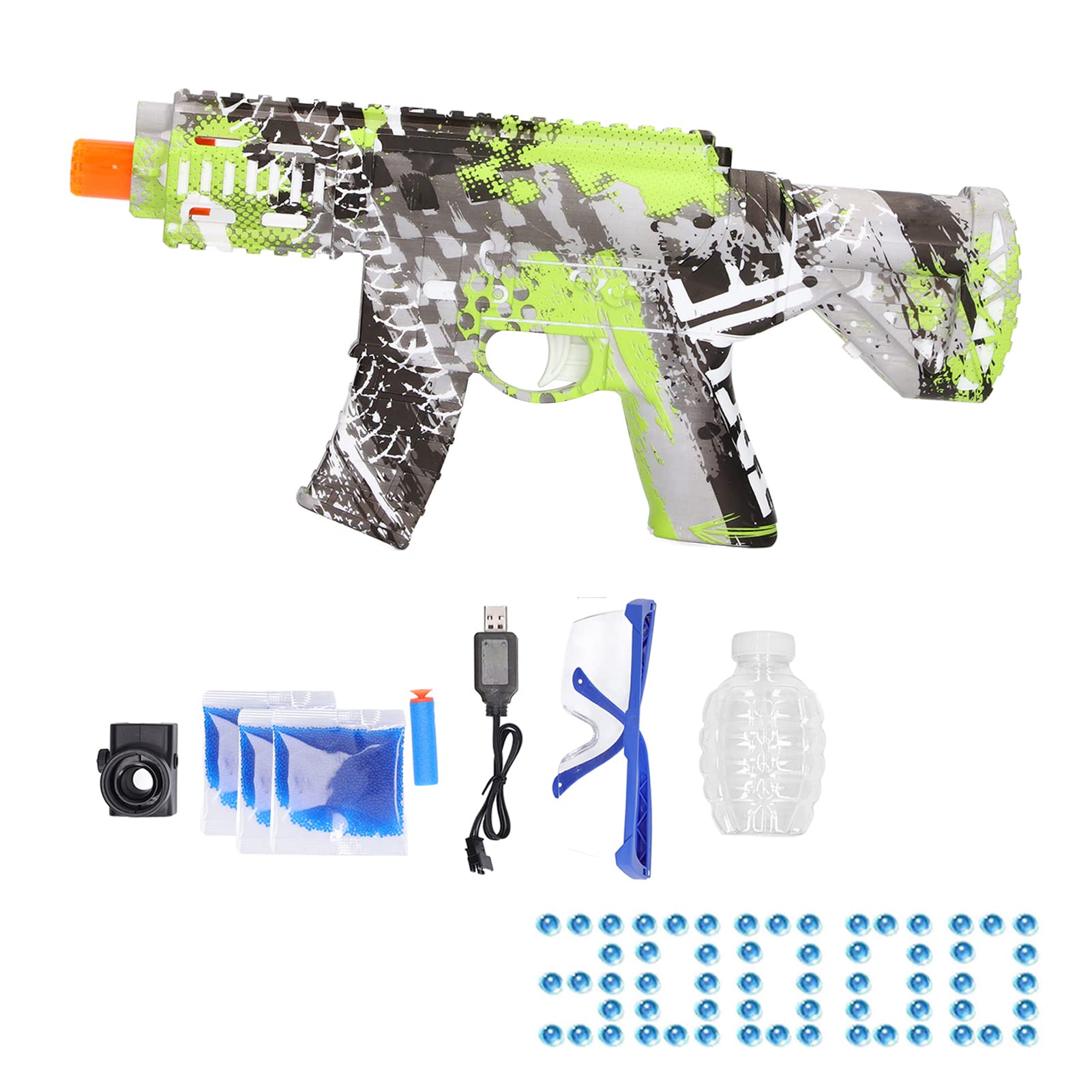 Buy Gel Ball Blaster, 2 in 1 Electric Gel Water Ball Blaster 500mah ...