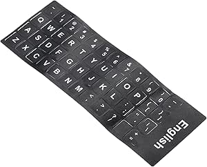 Amazon.com: PATIKIL English Keyboard Layout Stickers, Universal ...