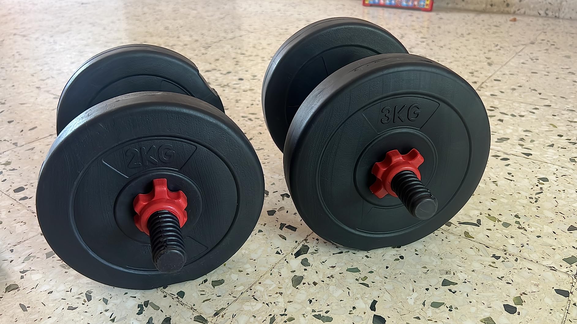Bodyfit 3 IN 1 Convertible Dumbbells Set and Fitness Kit for Men and ...