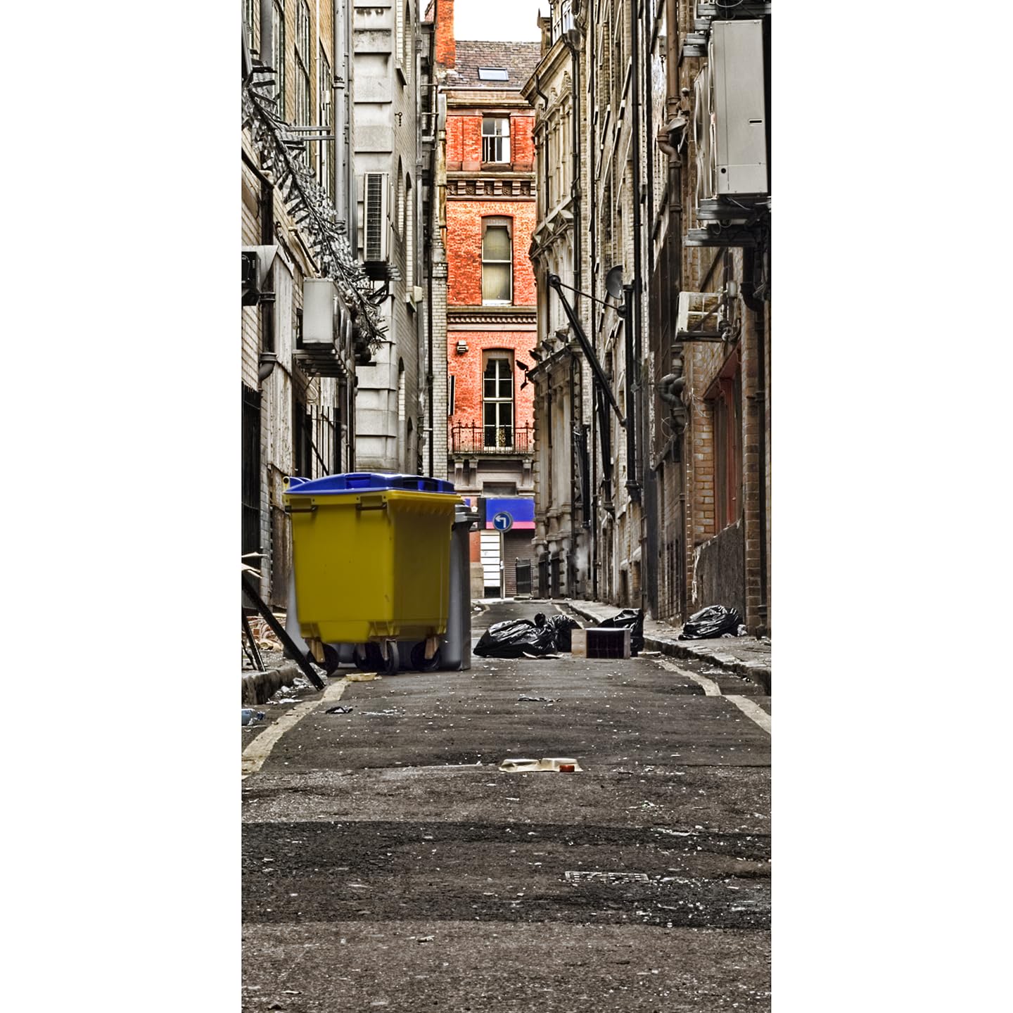 Amazon.com: SP12784 New York City Streets Back Alley Backdrop Cardboard ...