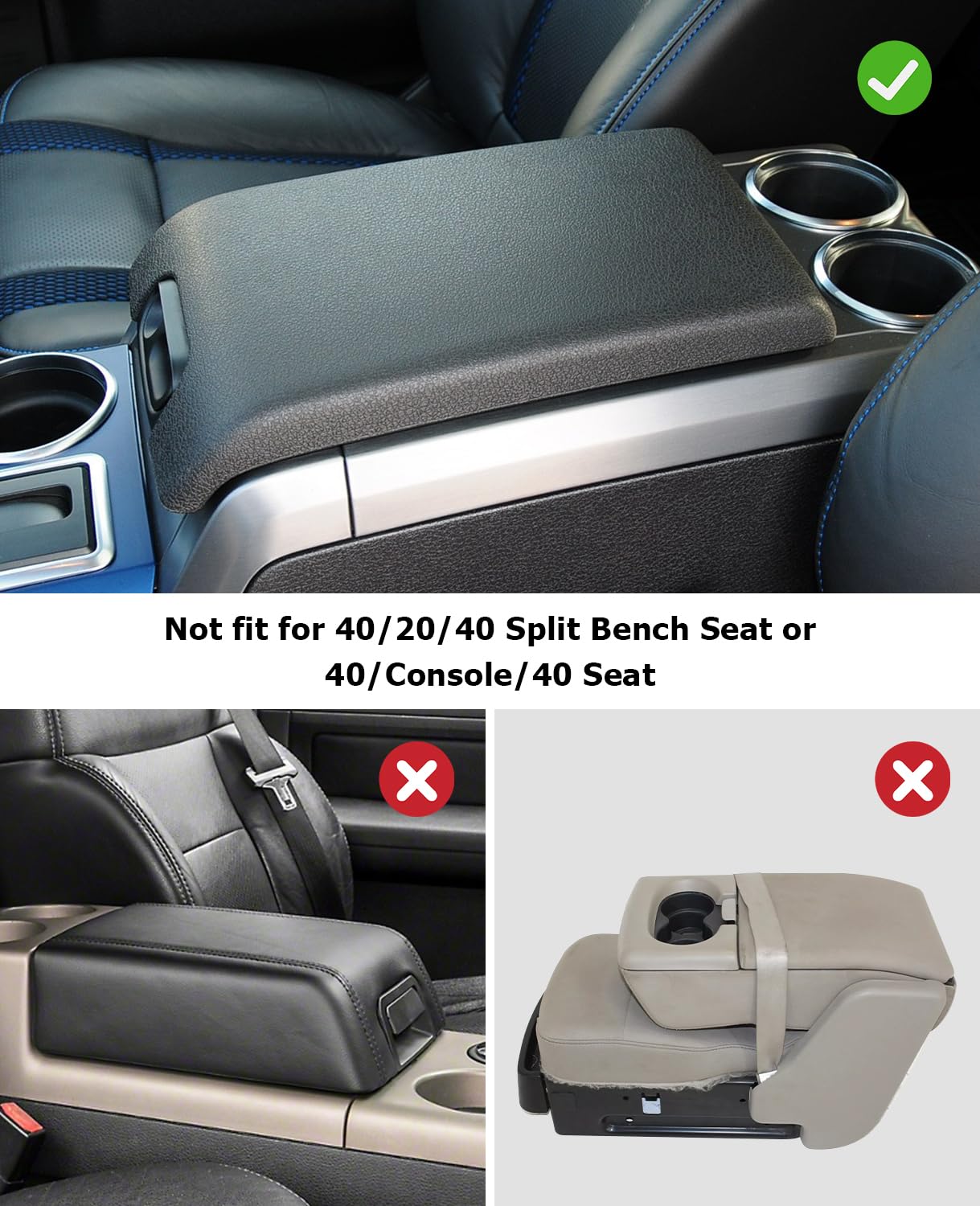 Snapklik.com : INTGET Center Console Armrest Cover For Ford F150 ...