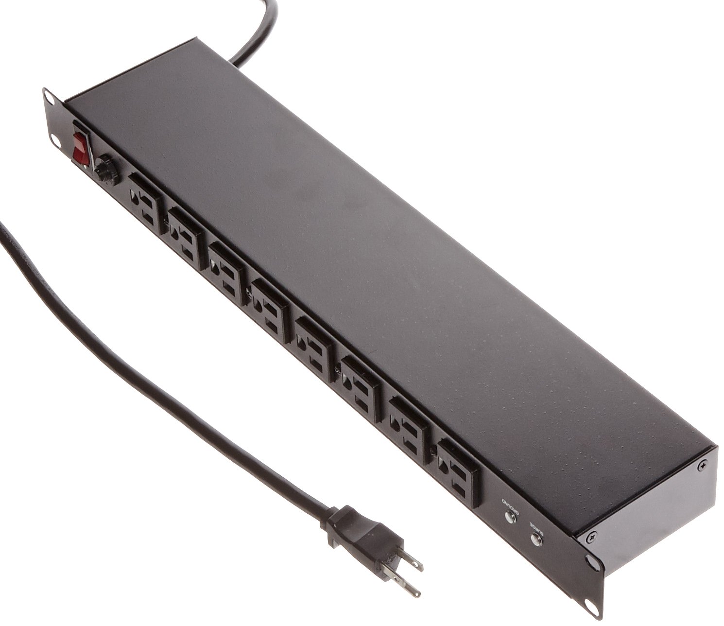 BUD Industries POS-195-S Steel Surge Suppressed Rackmount Power Outlet ...