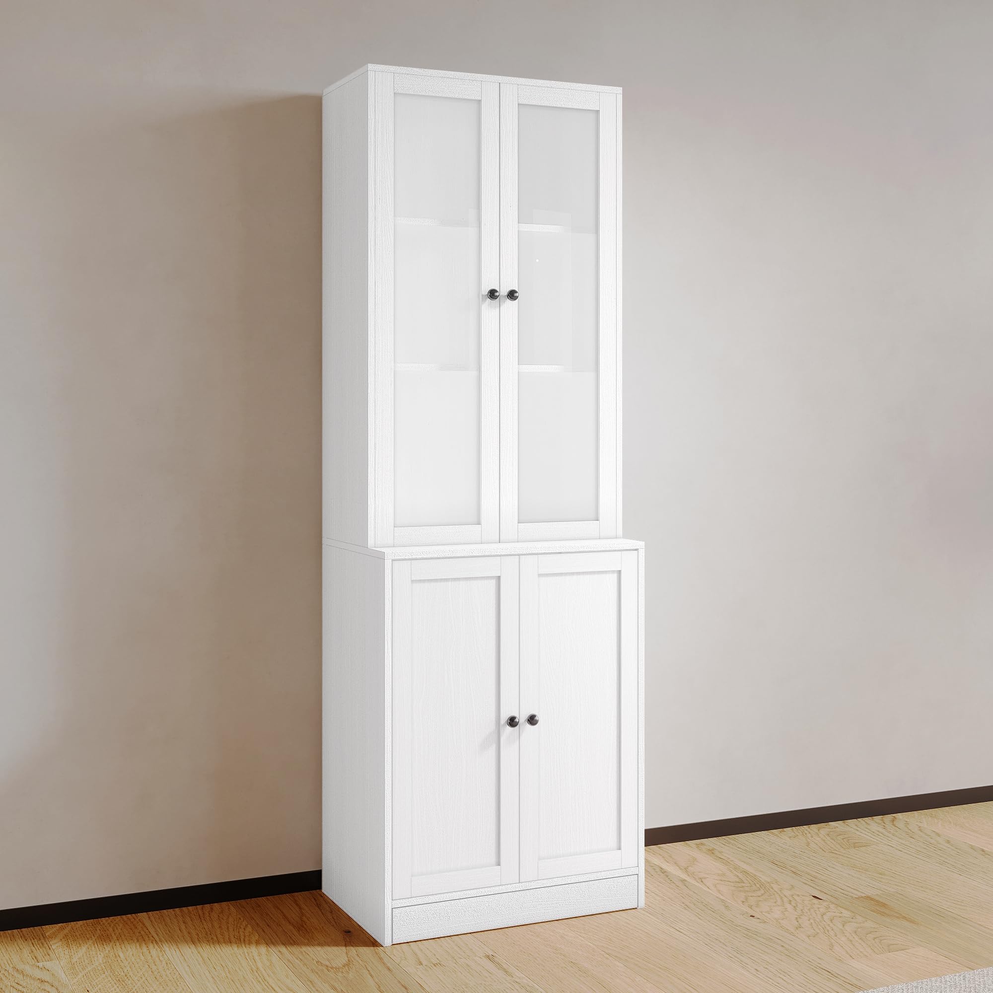 Amazon.com: VOWNER Vertical File Cabinet, 3-Tier Modern Bookshelf with ...