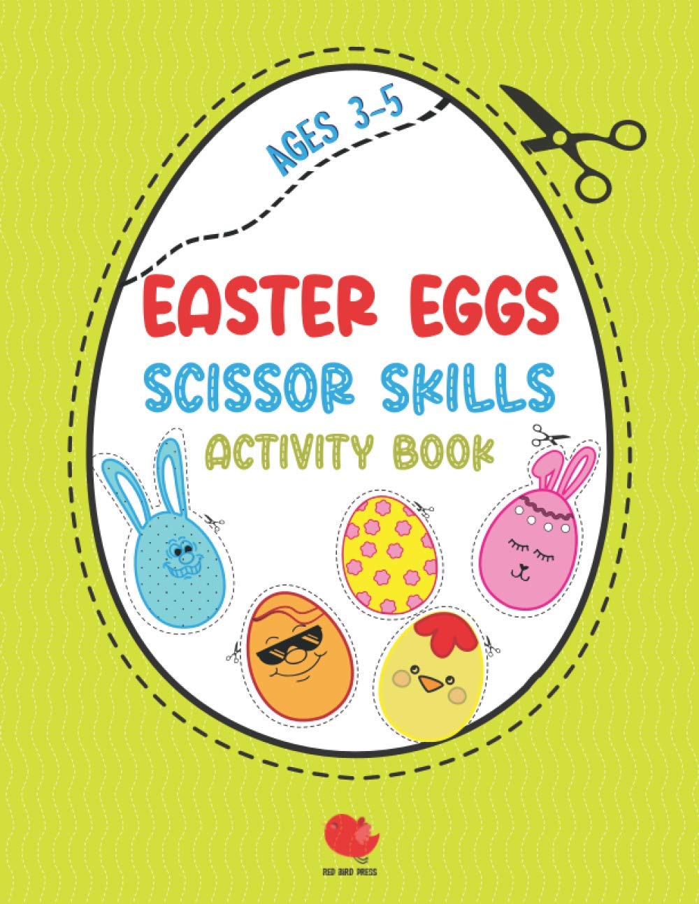 Easter Eggs Scissor Skills Activity Book: Cutting Practice for Toddlers ...