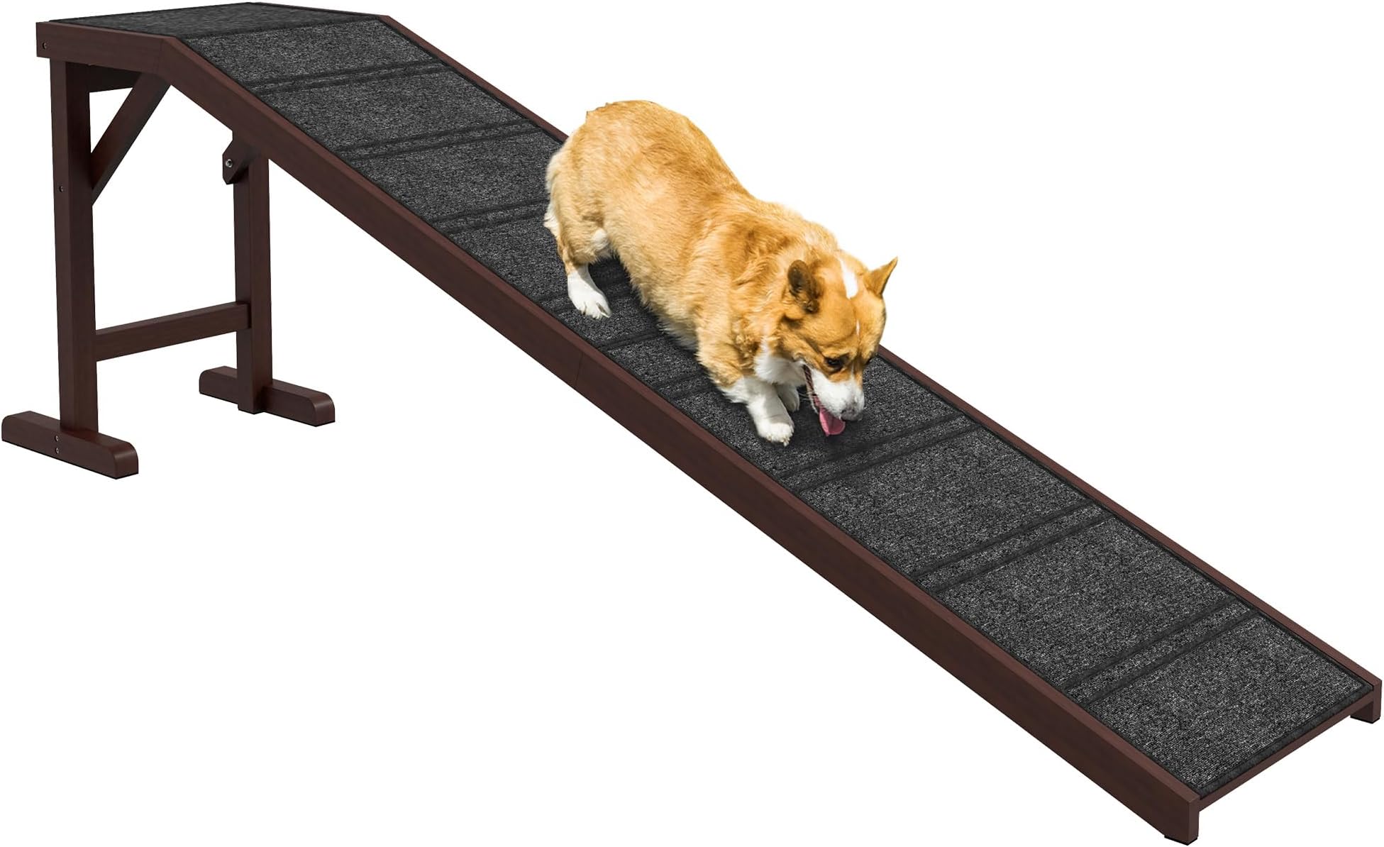 Amazon.com: Adjustable Dog Ramp for Bed - 40x15 Inch Folding Pet Ramp ...