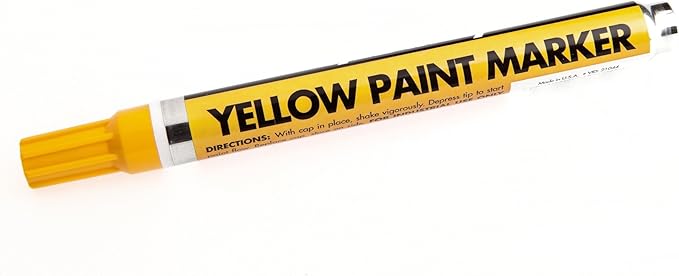 Forney 70822 Marker, Paint, Yellow