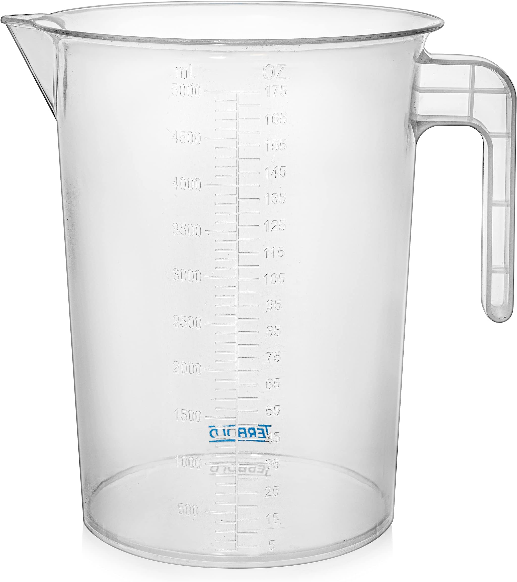 Amazon.com: Terbold 5 Liter Measuring Pitcher | 1.3 Gallon Shatterproof ...