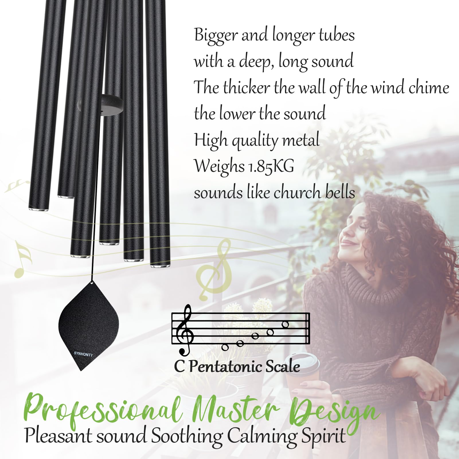 Snapklik.com : Extra Large Wind Chimes For Outside Deep Tone, 50 ...