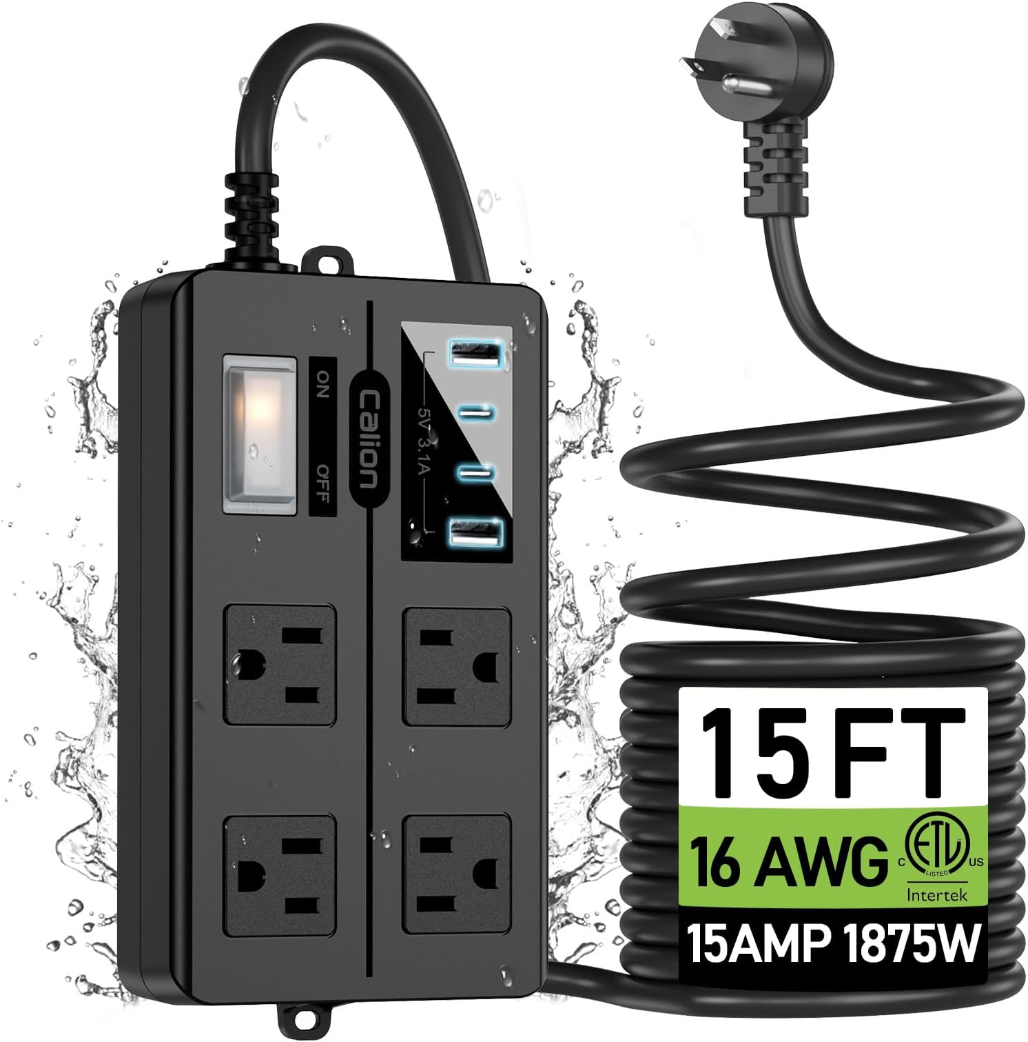 Amazon.com: in-Drawer Outlet Kit: Organize Your Space with Two AC 15Amp ...