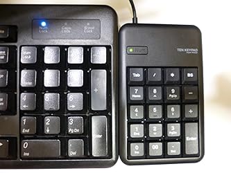 Amazon.co.jp: エレコム テンキー 有線 メンブレン Mサイズ USBポート ホットキー付 高耐久 ブラック TK-TCM015BK : パソコン・周辺機器