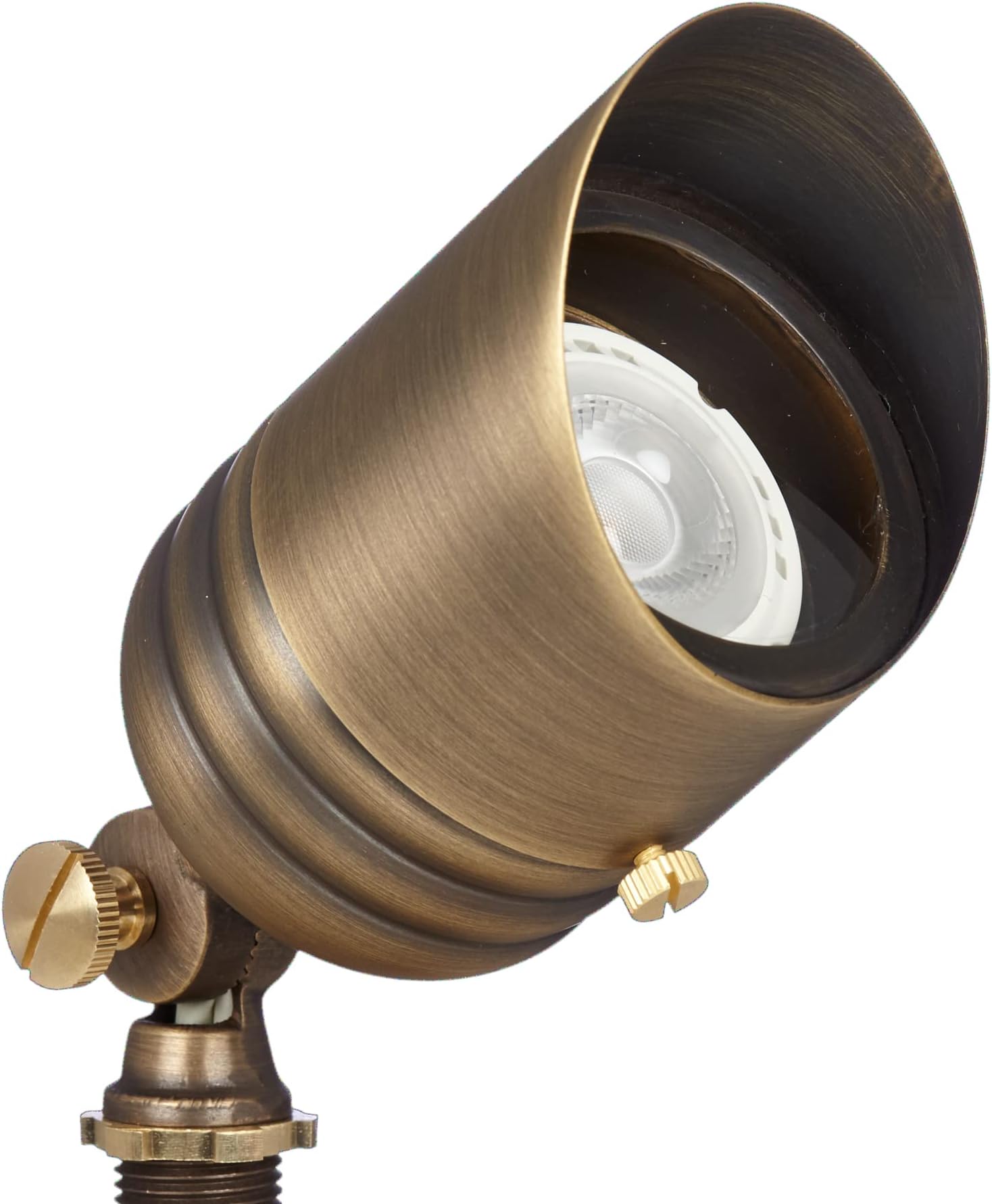 Kichler 12V PAR 36 Brass Uplight Accent Light Centennial Brass, 5.75x7 ...