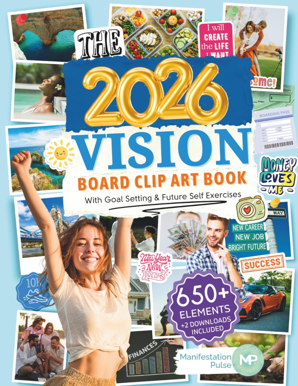 The 2026 Vision Board Clip Art Book: 650+ Powerful Pictures ...