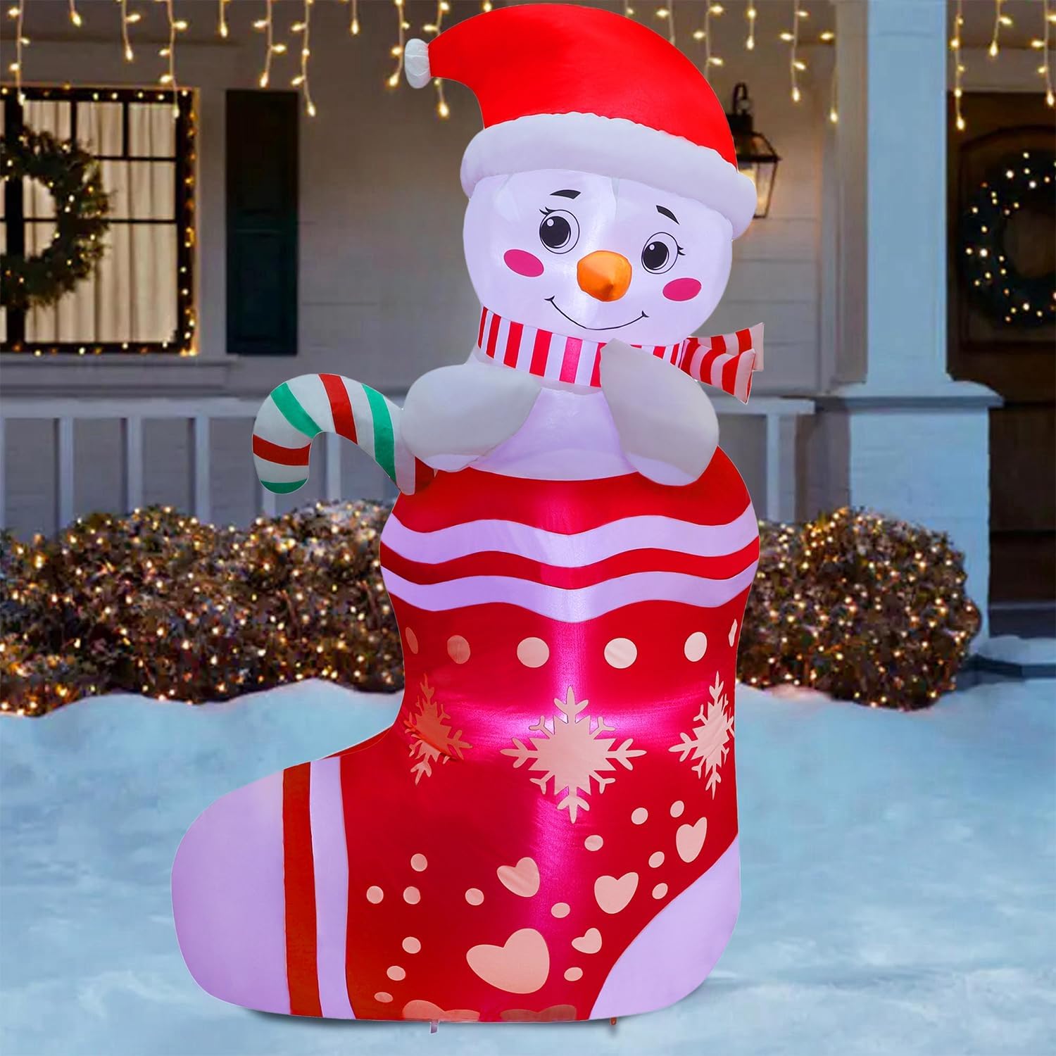 Amazon.com: Juegoal Christmas Inflatables Outdoor Decorations, 5FT ...
