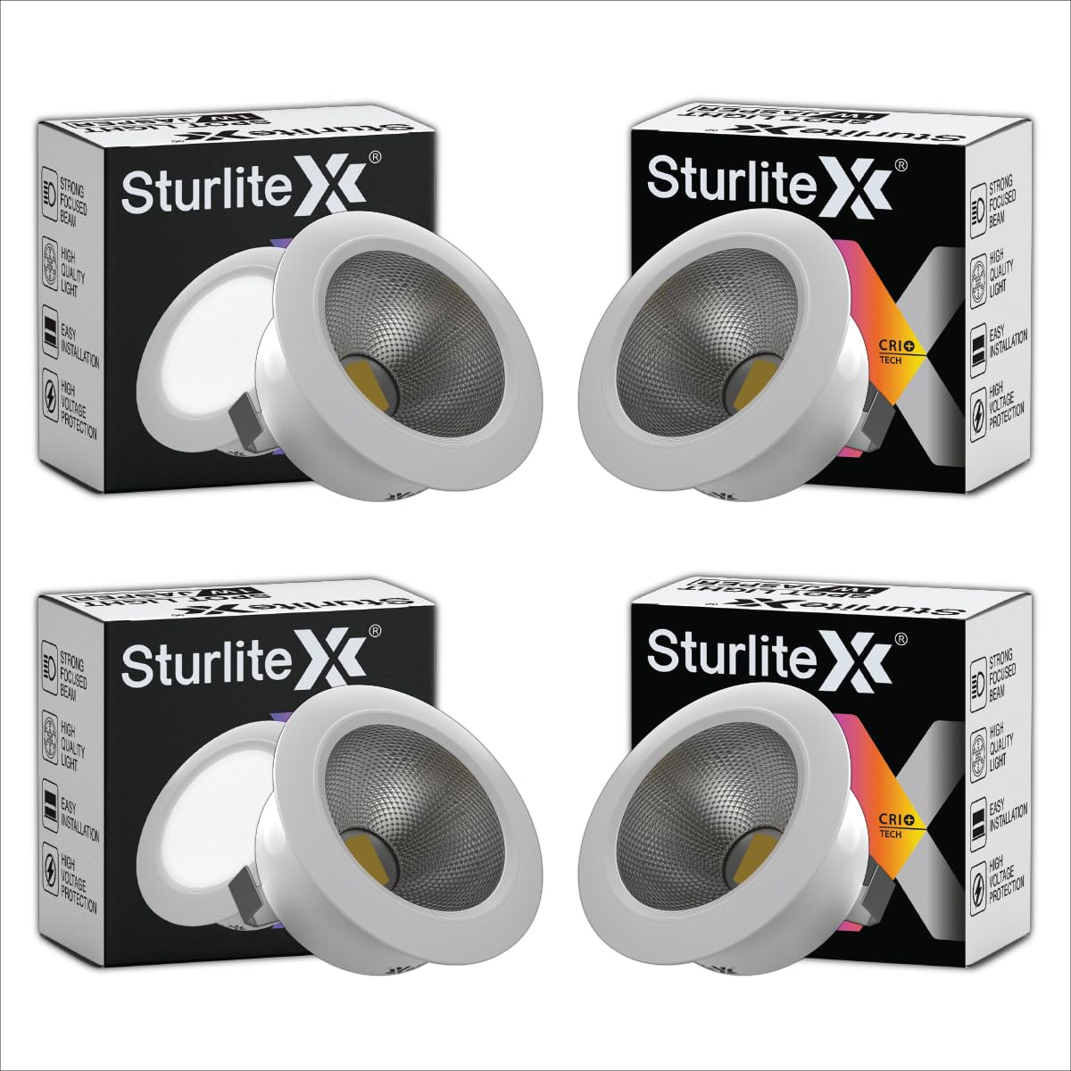 Buy Sturlite Jasper 1 W LED Spotlight| 6500K Cool White Color ...