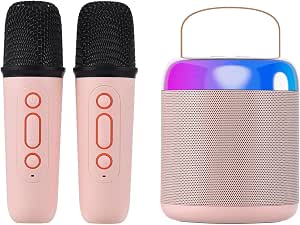 Amazon.co.jp: Duangu Portable Microphone & Sound Box Set Mini Karaoke ...