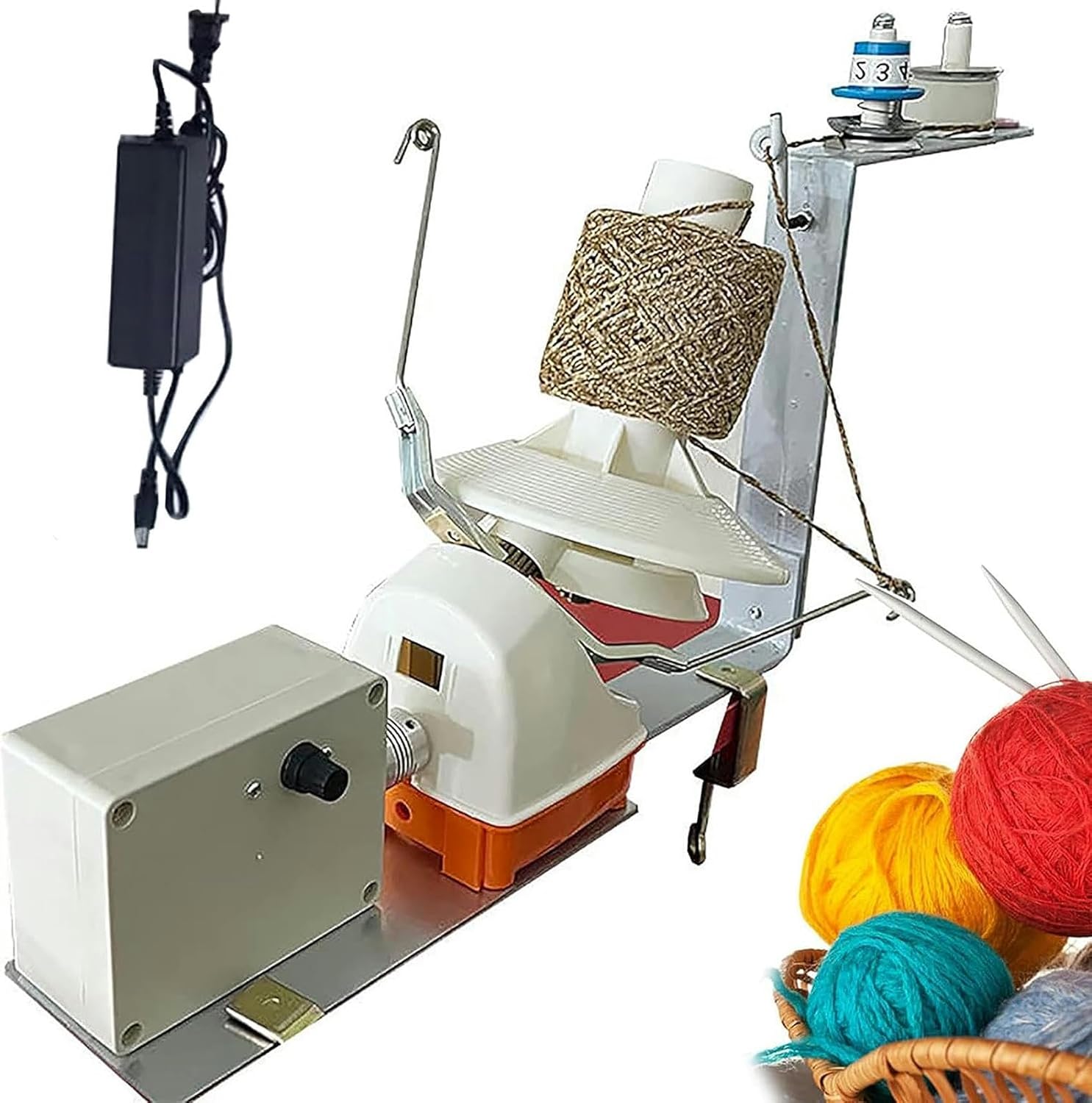 Amazon.com: KFJZGZZ Motorized Yarn Winder, Motorized Knitting Drum Yarn ...