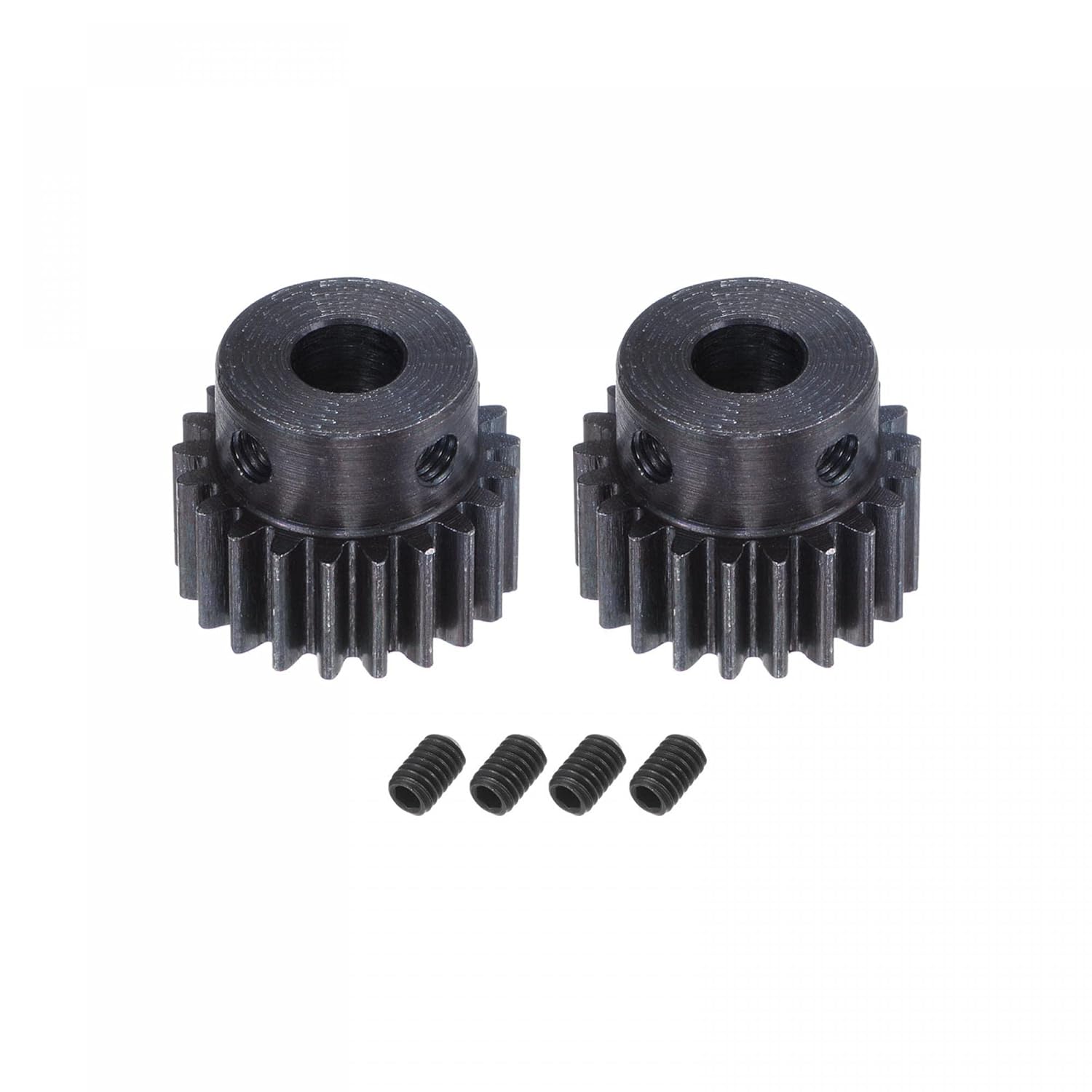 sourcing map 1Mod 21T Ritzel 6mm Bohrung 45# Stahl Motor Zahnstange mit ...