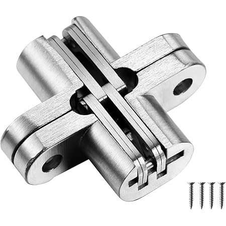 Emuca - Charnière invisible pour portes, Lot de 2 charnières invisibles ...