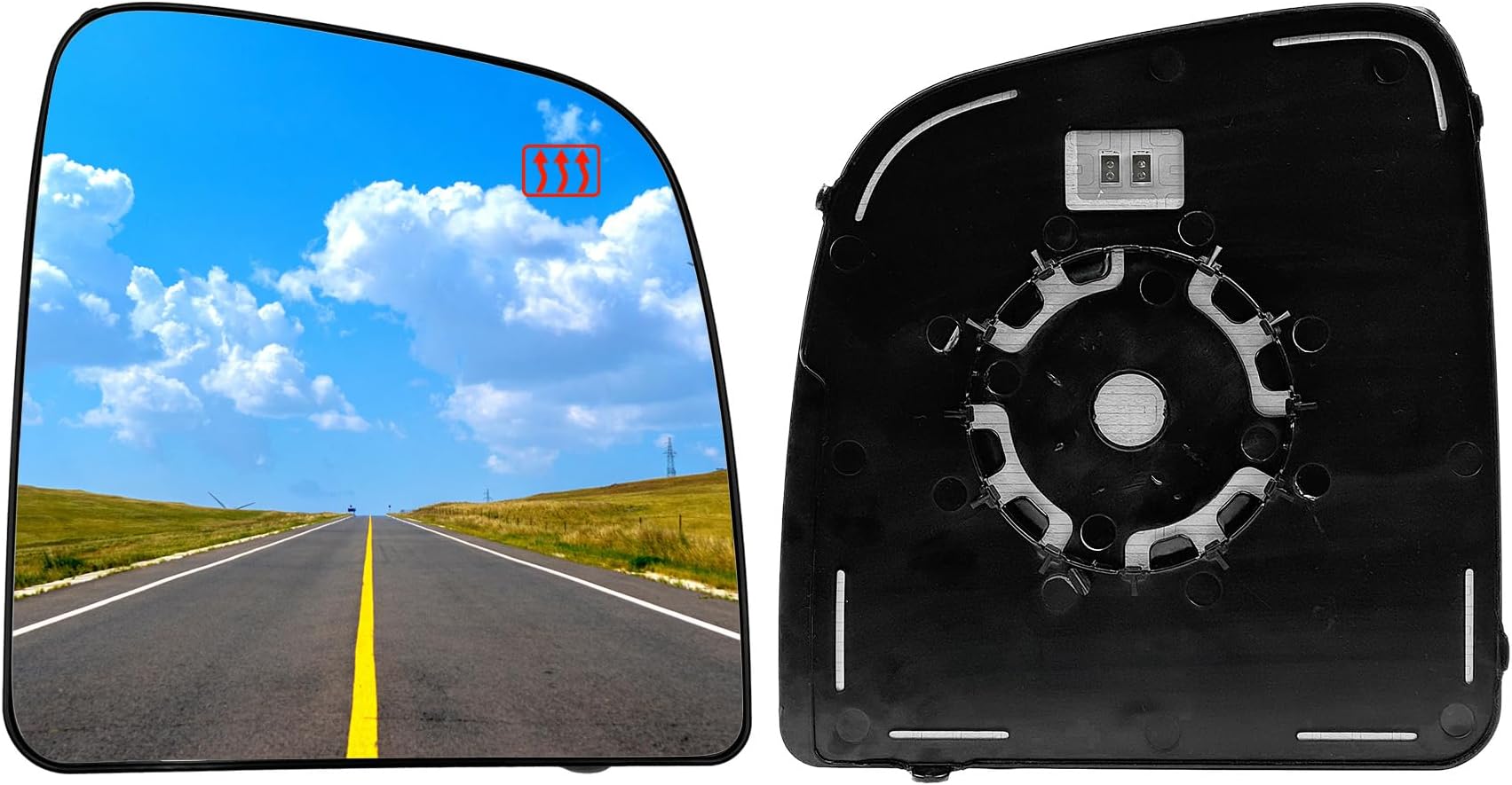 Amazon.com: Convitex Right Side Extension Long Arm Mirror Heated Upper ...