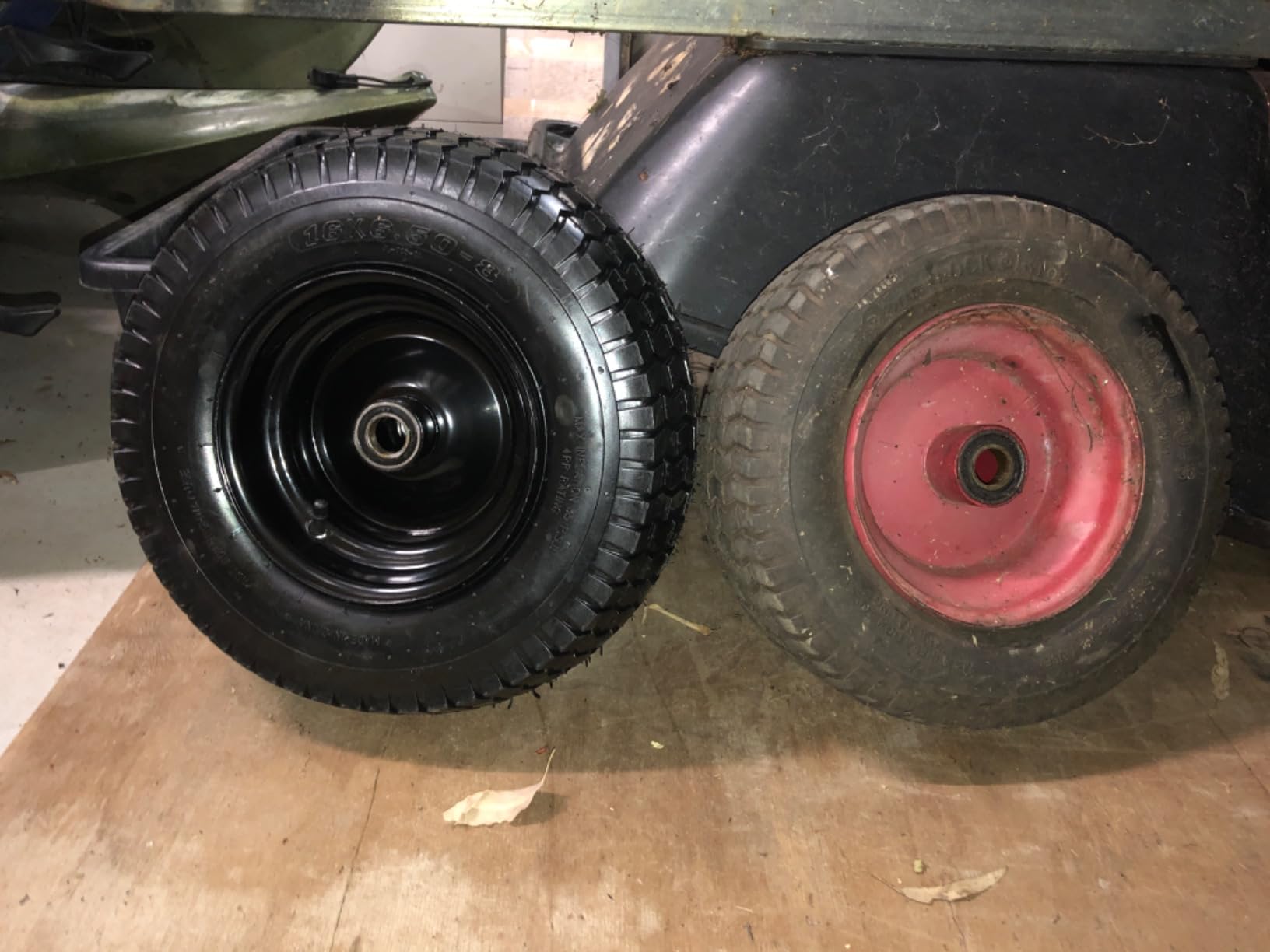 Pneumatic 16 Inch Wide Wheel Rubber Wheelbarrow Steel Wheel 16x6.50-8 ...
