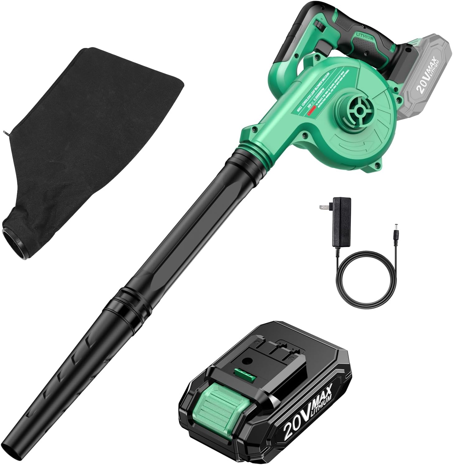 Amazon.com: K I M O. Cordless Leaf Blower Vacuum Combo 4 IN 1, 3 ...