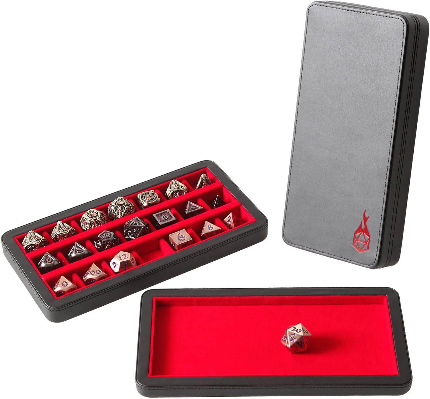 Amazon.com: Forged Dice Co. Reliquary Large Divided Dice Case with Dice ...