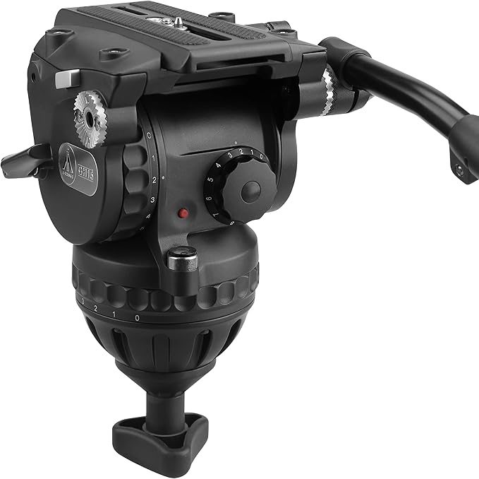 Amazon.com : E-Image GH15 100mm Pro Fluid Video Head (Black) : Electronics