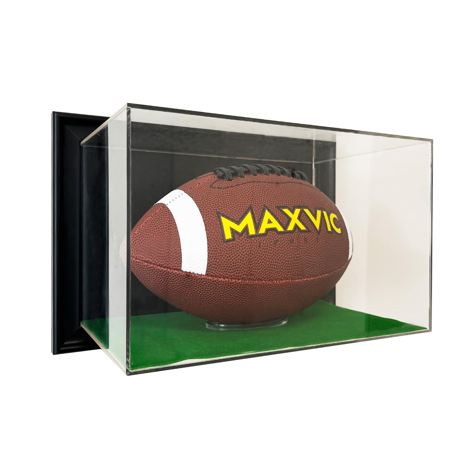 Amazon.com: Football Display Case, Clear Acrylic Football Display Case ...