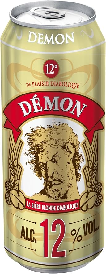 La Démon Bière Blonde 500 ml - Pack de 12 : Amazon.fr: Epicerie