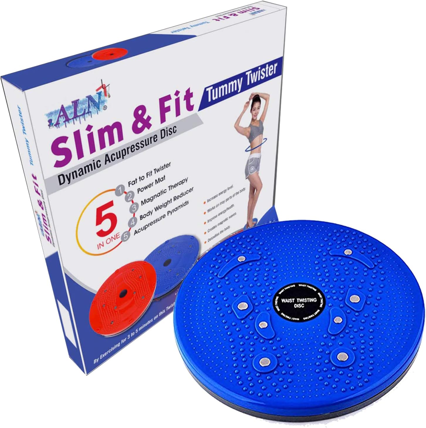 ALN® Tummy Twister Abdominal ABS Exerciser Body Toner Fat Buster ...