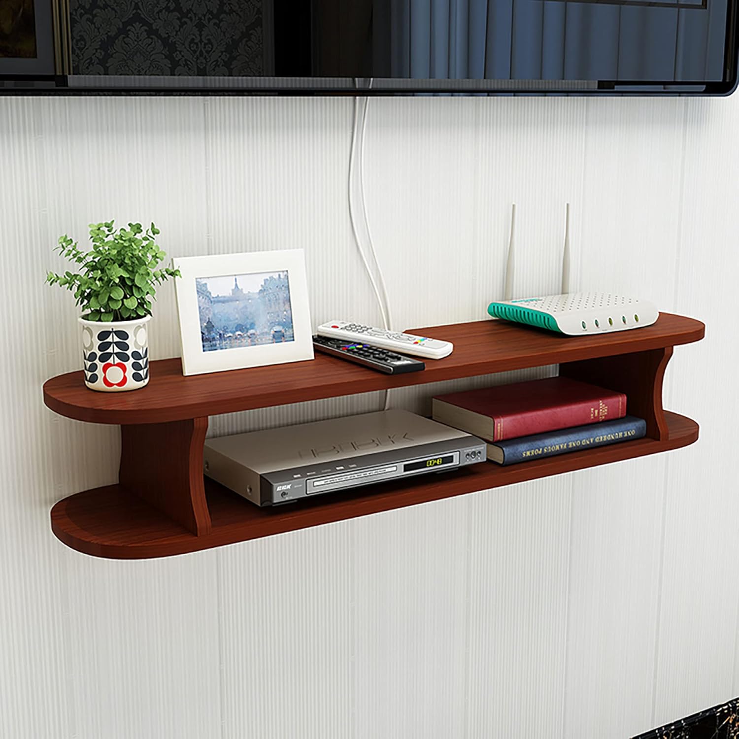 Amazon.com: NERDOH Wall Tv Cabinet,Floating Shelf,Wall Background ...