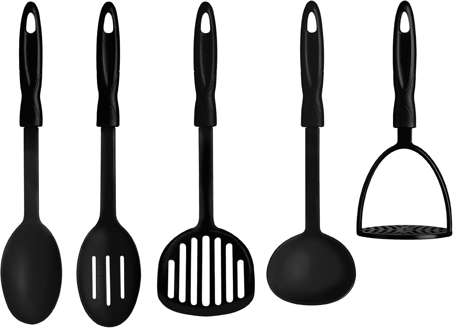 Premier Housewares Kitchen Tool Set 5 Pieces Black Amazon co uk Premier Housewares Kitchen Tool Set 5 Pieces Black Amazon co uk