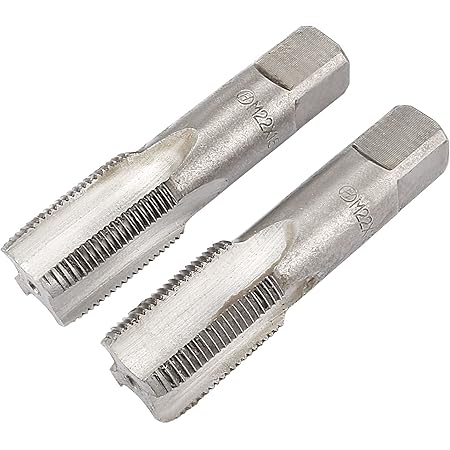 Amazon.com: uxcell Metric Hand Tap M24 Thread 3 Pitch 4 Straight Flutes ...