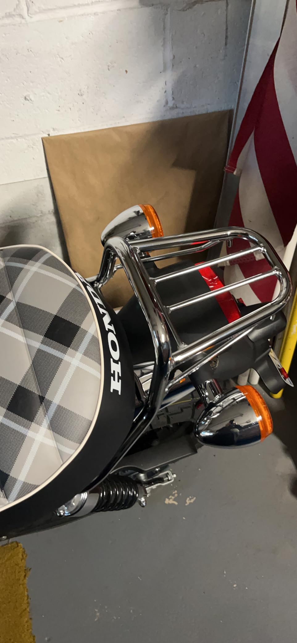 Amazon.com: Chrome Rear Luggage Rack Compatible with Honda Monkey 125 ...