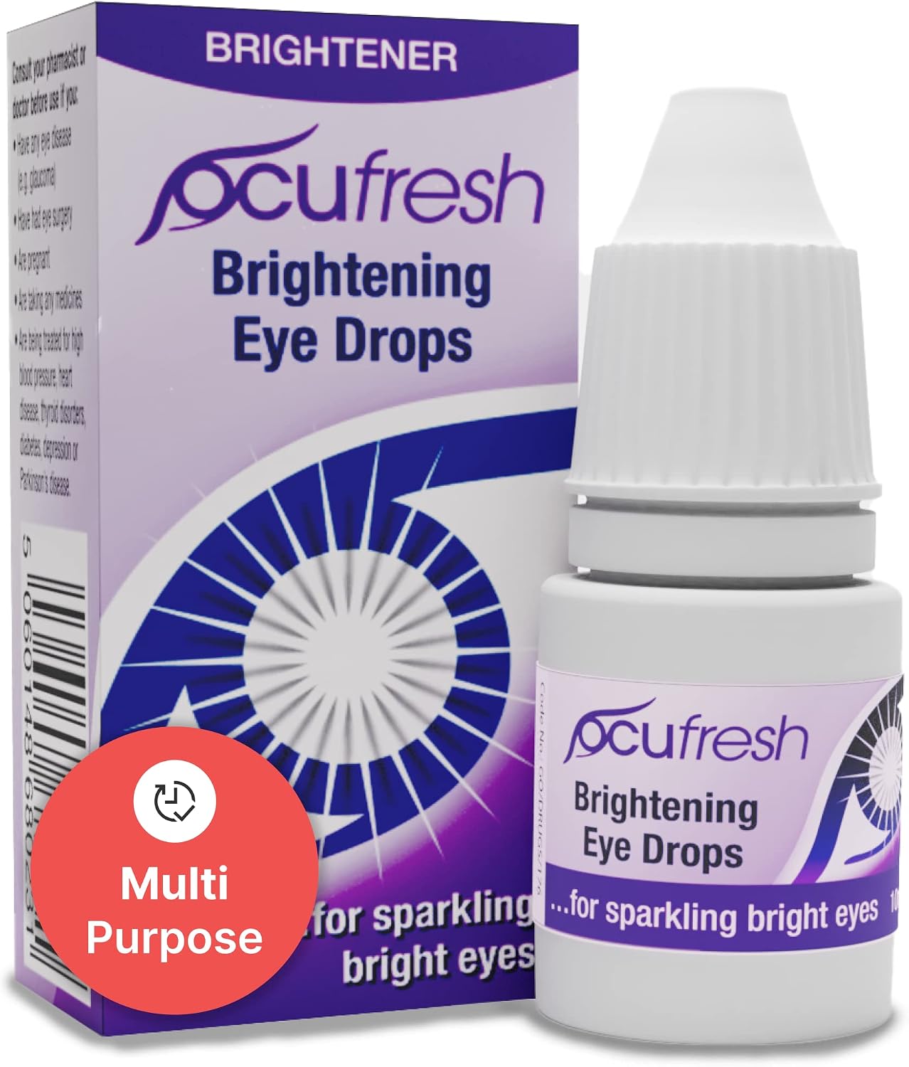 Brightening & Refresh Drops | Eye Drops for Tired & Dry Eyes | Sterile ...
