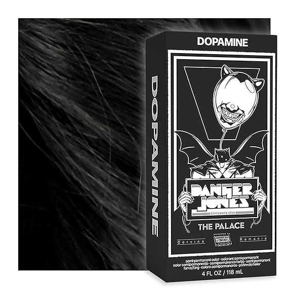 Amazon.com : Danger Jones Semi-Permanent Hair Color (Dopamine - Black ...