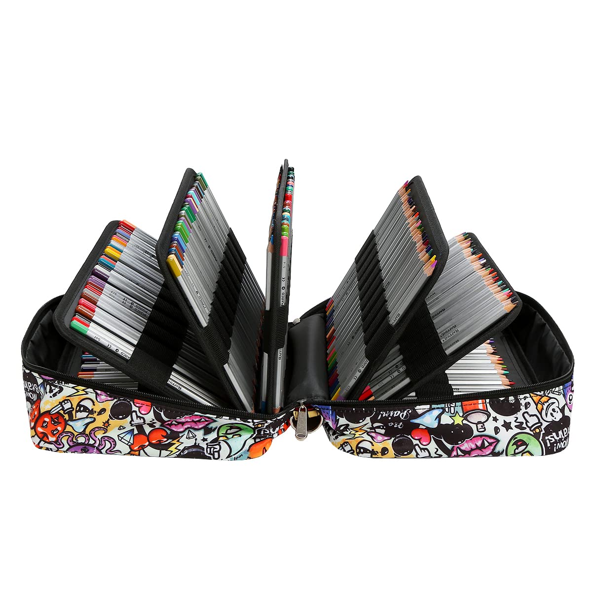 Lbxgap Portable Colored Pencil Case 360 Slots Pencil or 240 Gel Pen ...