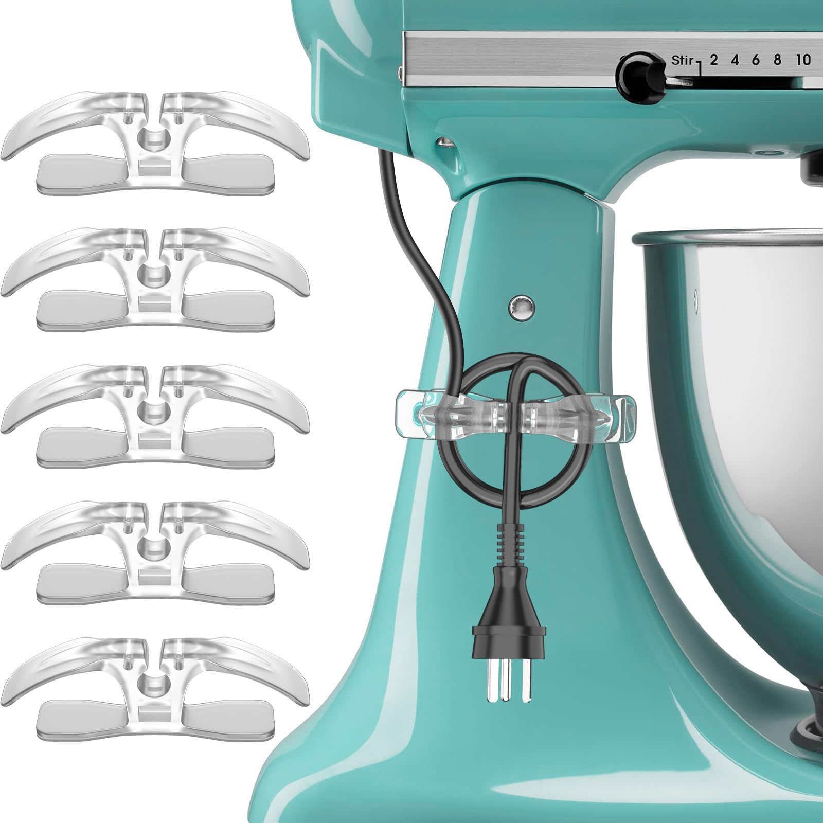 Amazon.com: 12 Pcs Cord Bundlers Cord Organizer for Appliances, Self ...