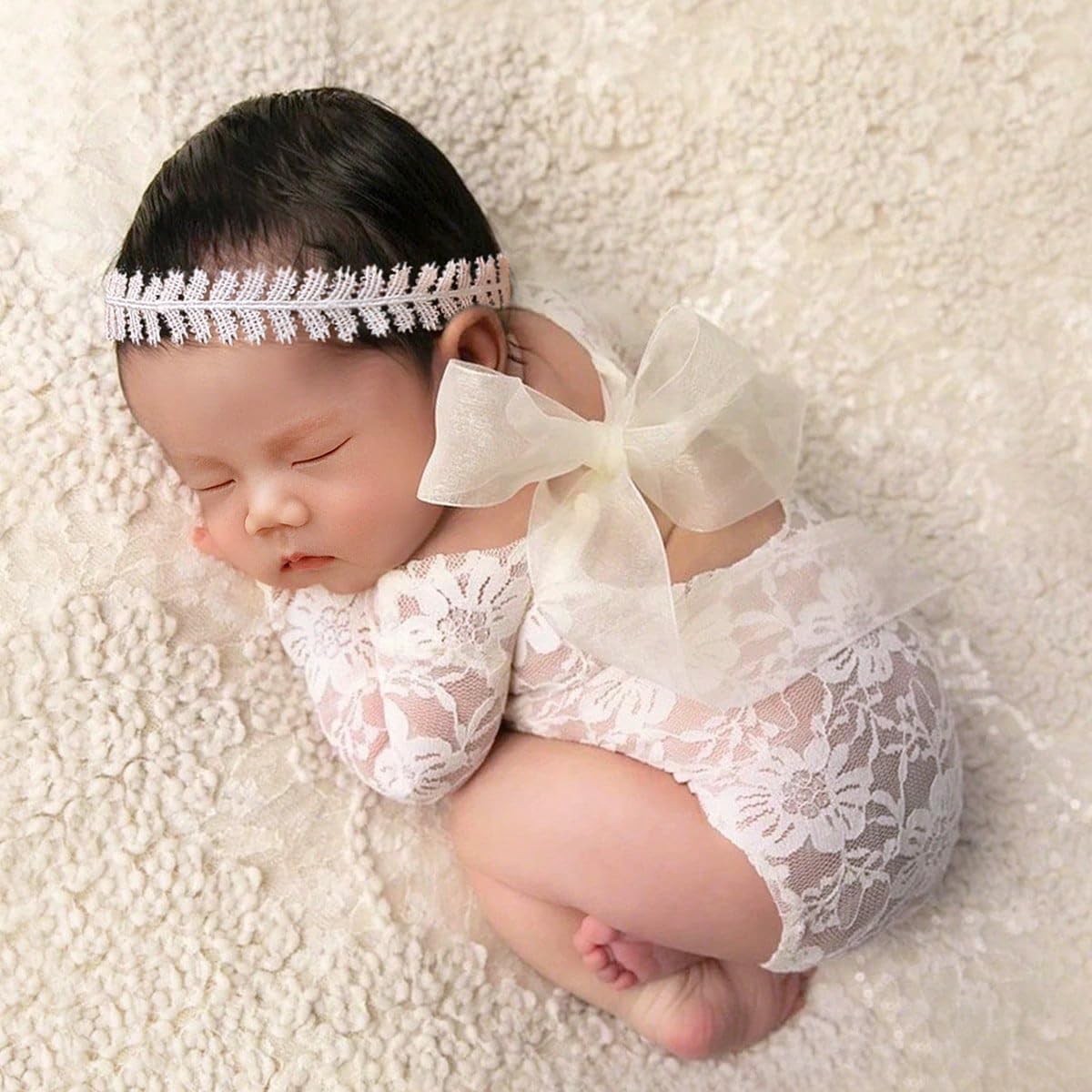 Amazon.com : Ylsteed Newborn Photography Outfits Girl Baby Photography ...
