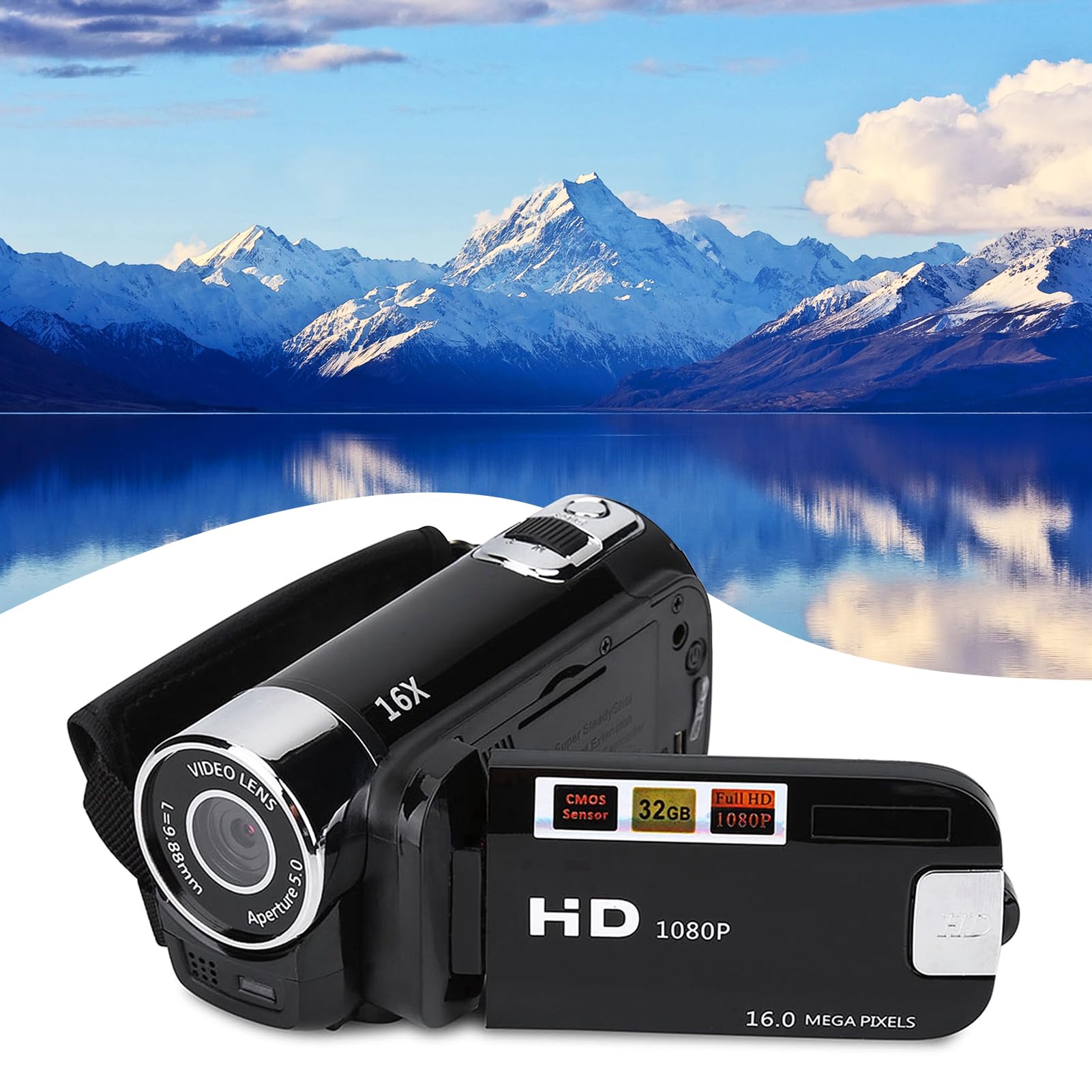 Amazon.com : EIMSOAH Vintage Digital Video Camera, 270° Rotation 16X ...