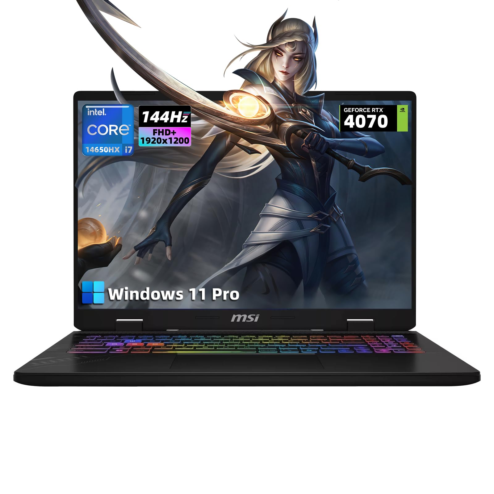 Amazon.com: MSI 2024 Crosshair Gaming Laptop - 16" FHD+(1920x1200) IPS Display, NVIDIA GeForce ...