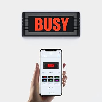 Amazon.com: BusyBox S smart sign | Bluetooth Sign | Battery Powered ...