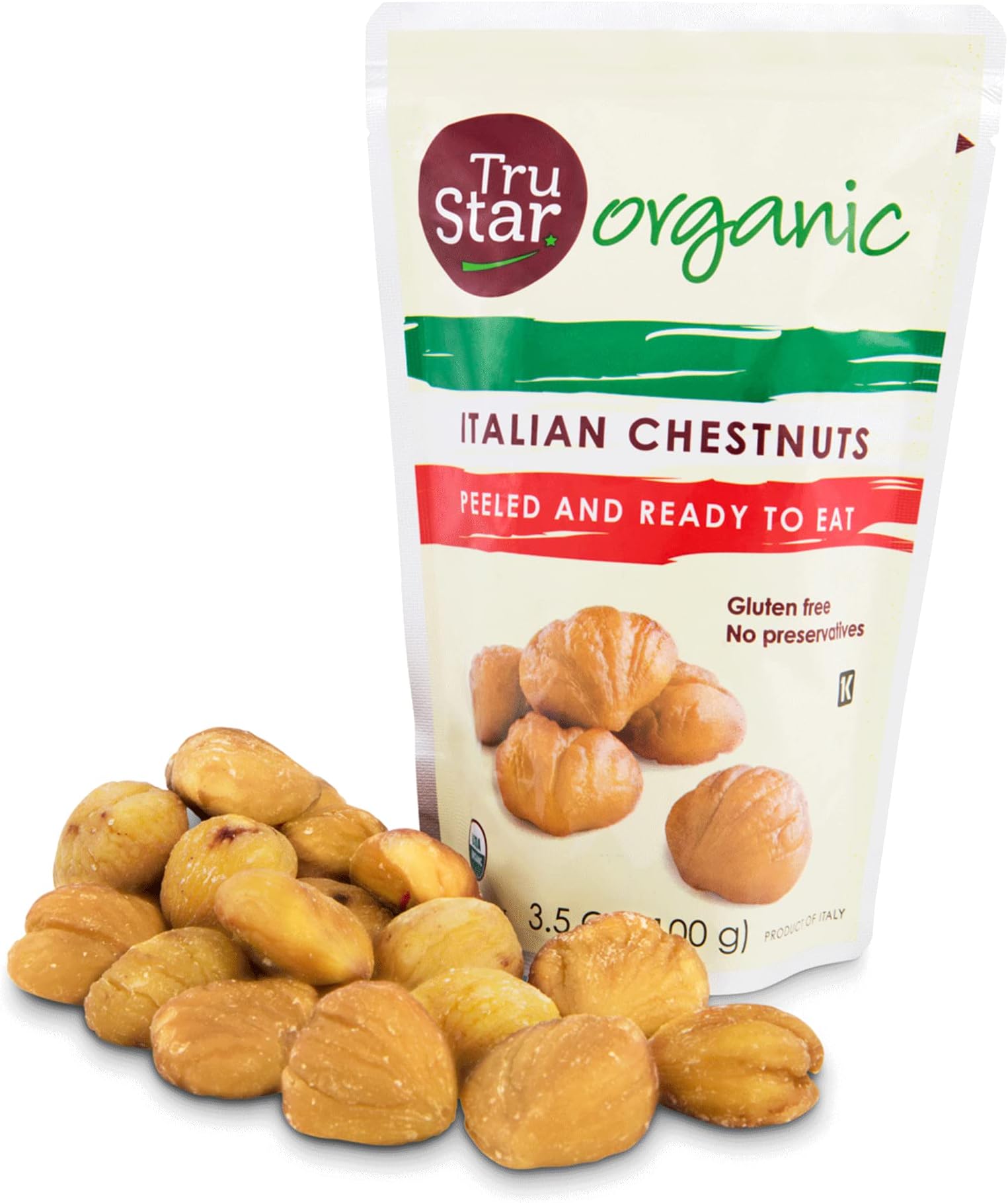 Amazon.com : Gefen Organic Whole Peeled and Roasted Chestnuts, 5.2oz ...