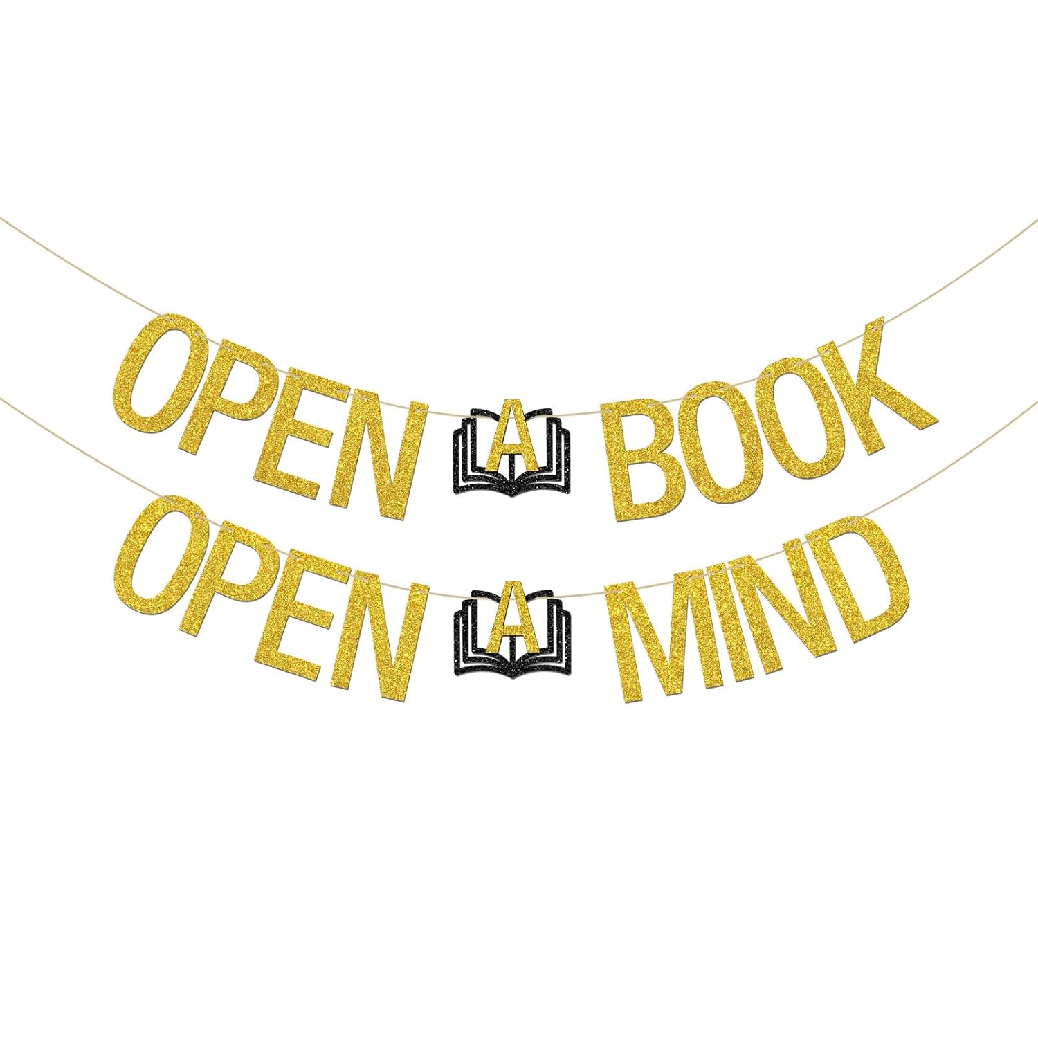 INNORU Open a Book Open a Mind Banner, School Classroom and Library ...