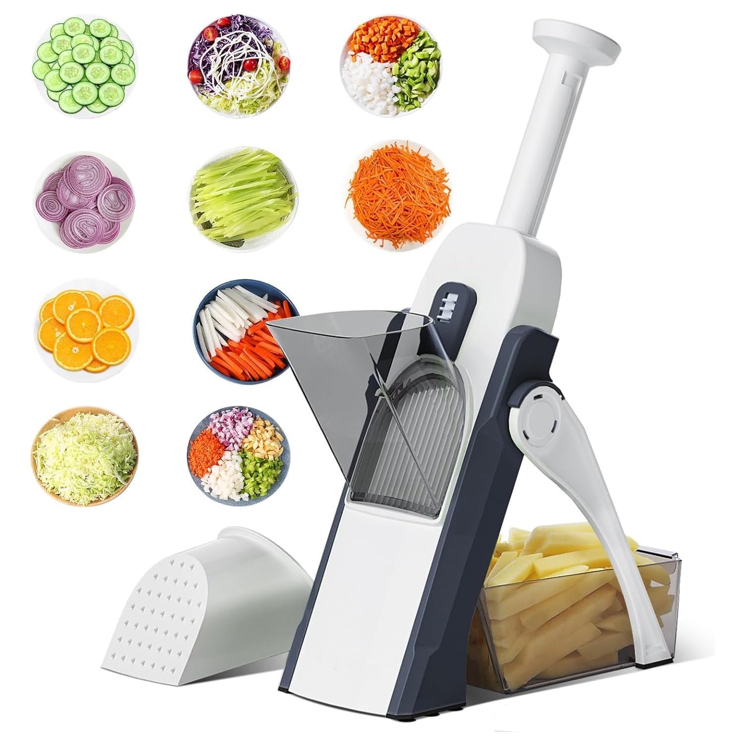 RAJAN FASHION Vegetables Slicer - 5 in 1 Multi-Purpose Mandoline Slicer ...