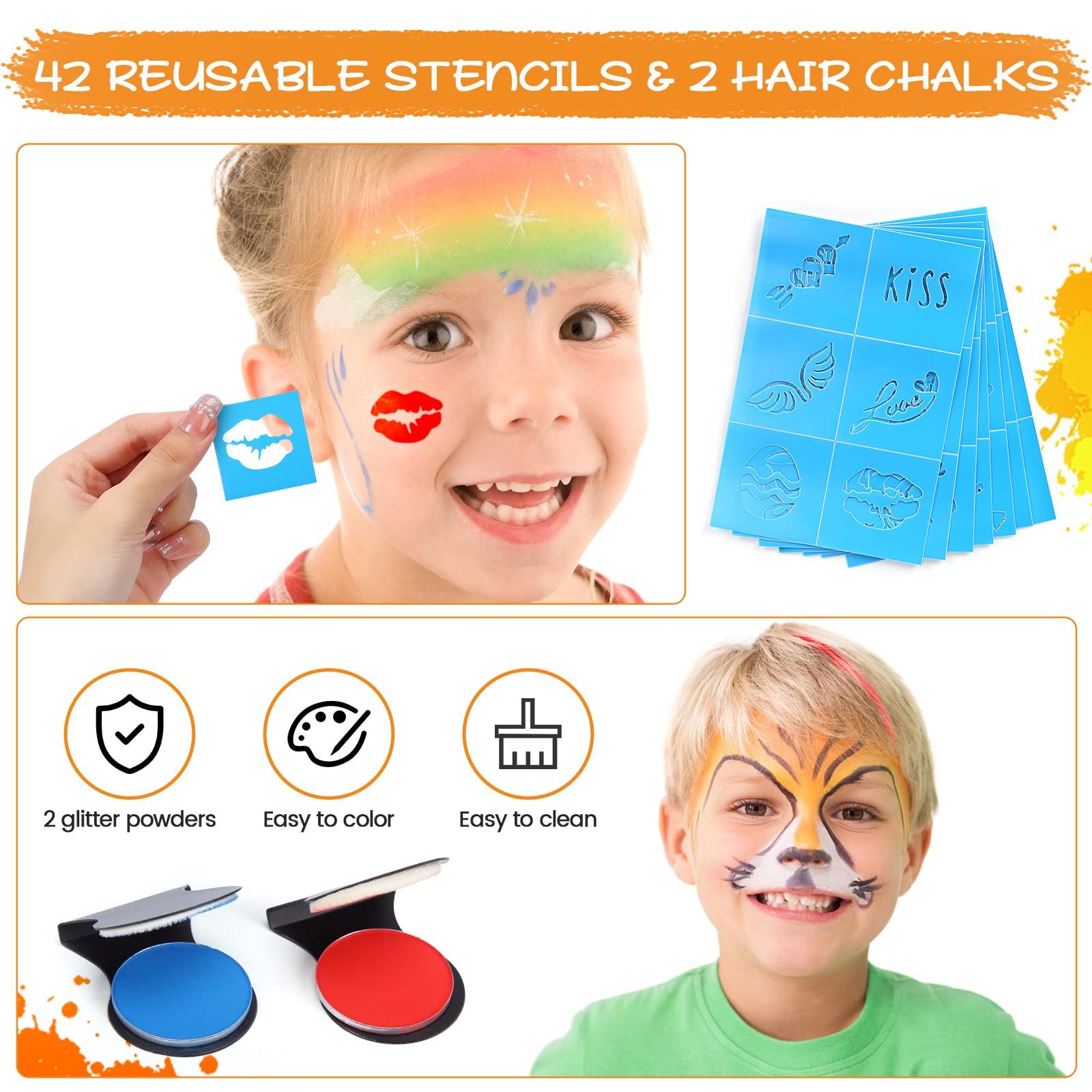Kiss Face Paint Kit